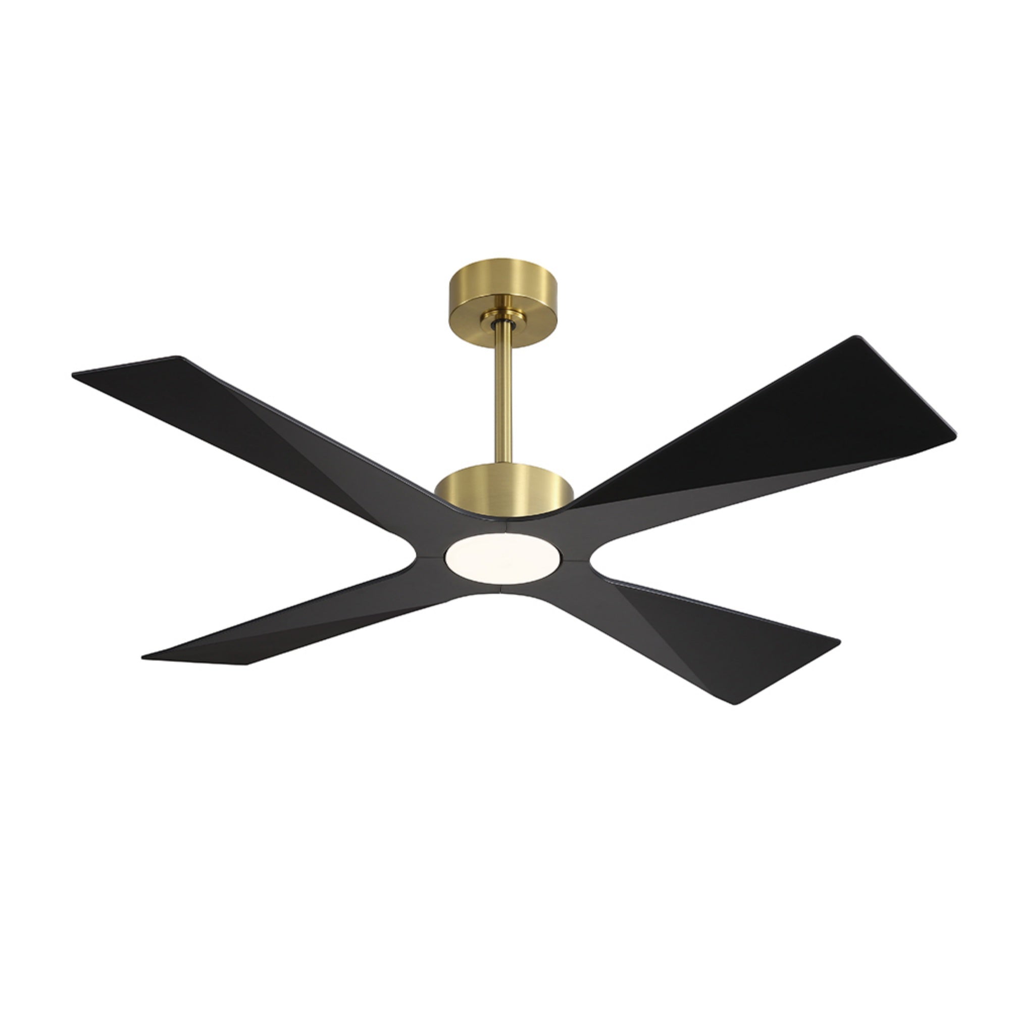 54 Inch Ceiling Fans with Lights for Outdoors with Downrod Mount ABS ...
