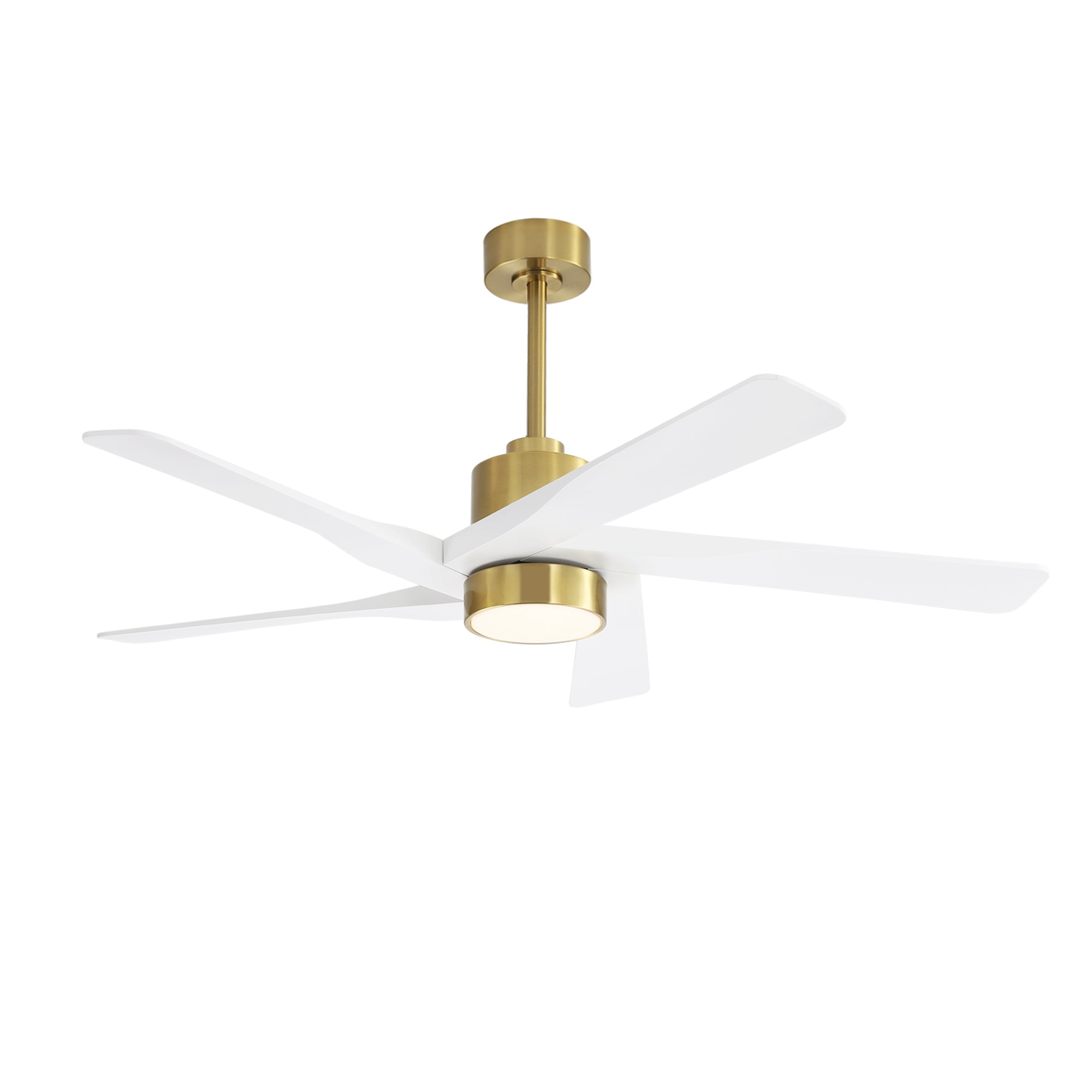 54 Inch Ceiling Fans with Lights for Living Rooms with Downrod Mount ...
